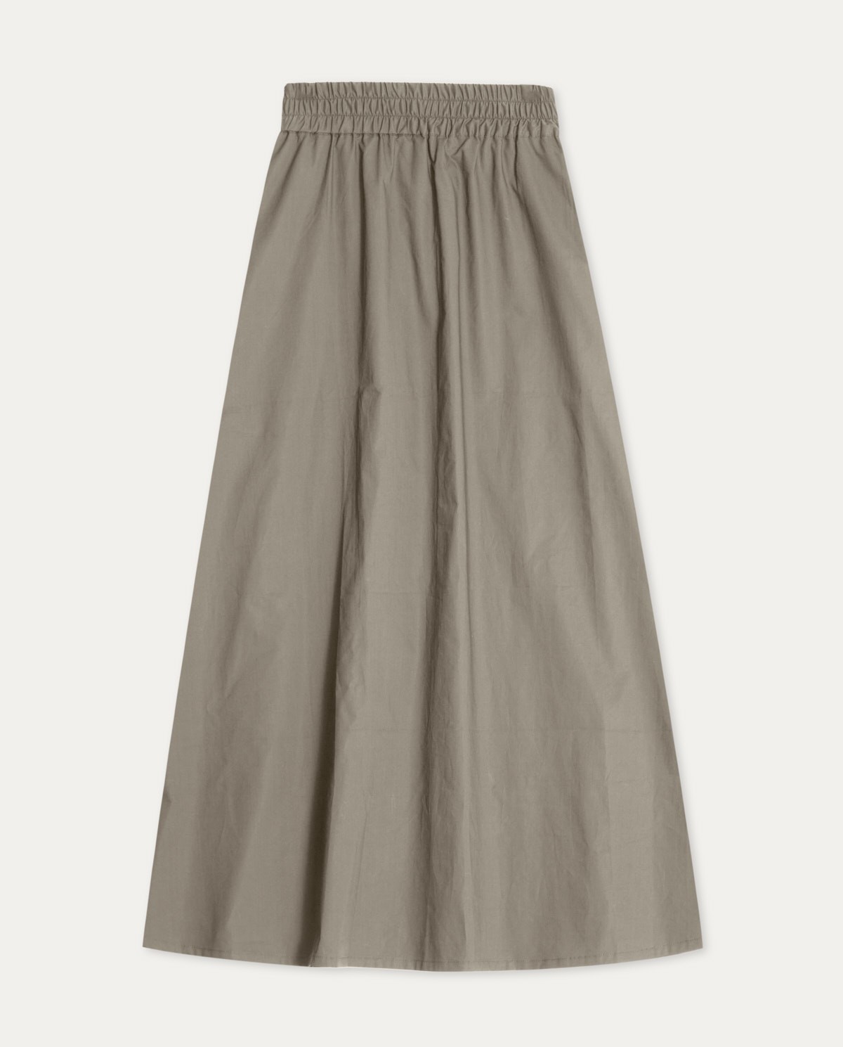 jupe en popeline Khaki