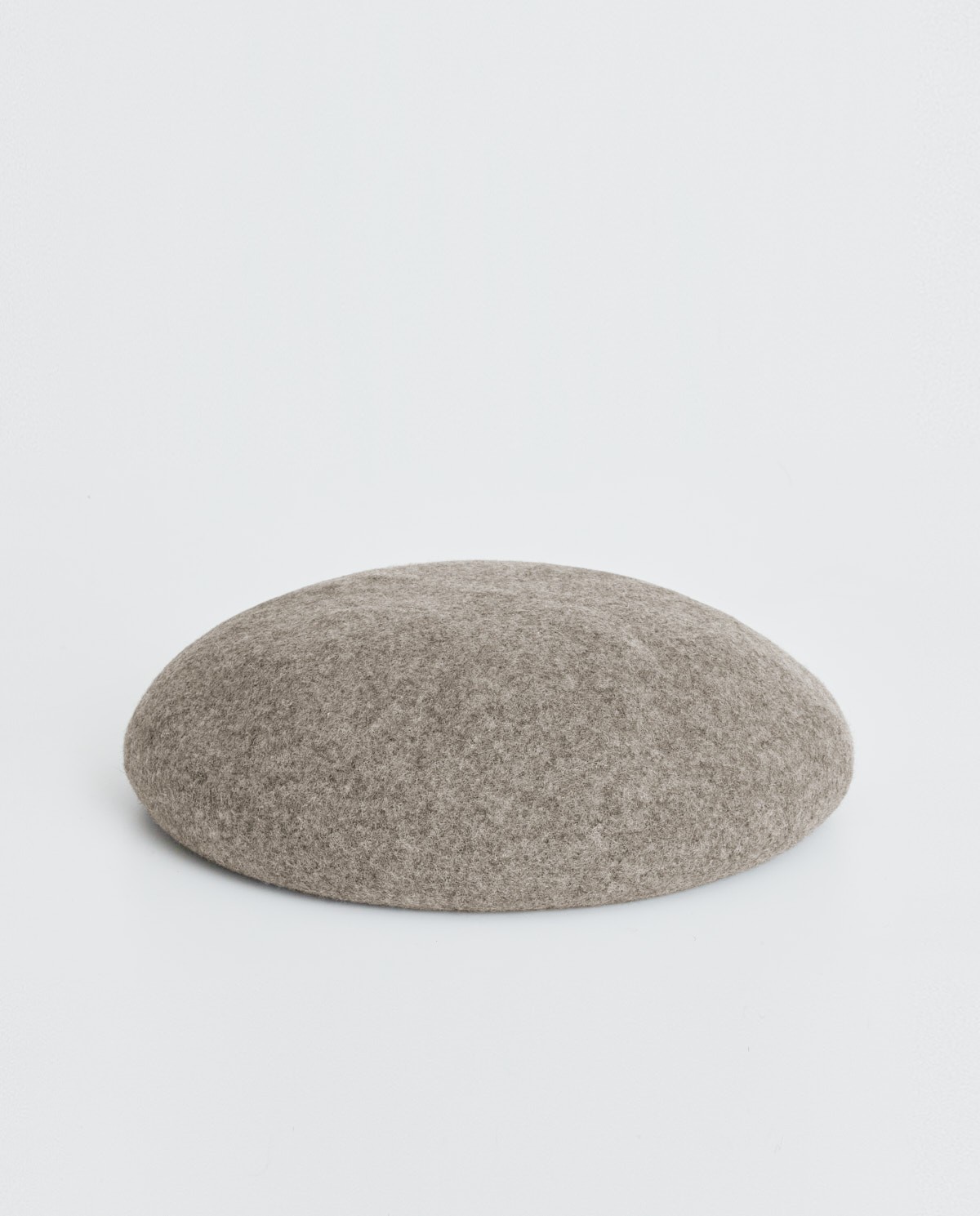 Wool beret Beige
