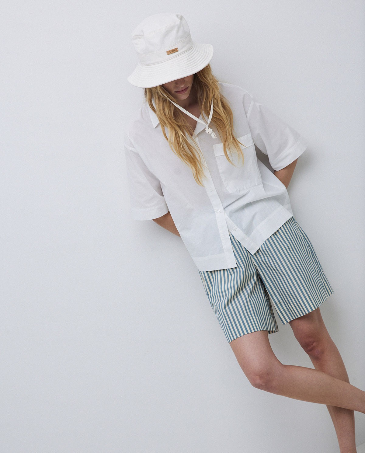 Natural cotton rope bucket hat